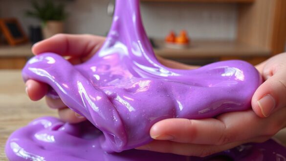 3-Ingredient Slime Without Activator (Safe & Stretchy Every Time!)