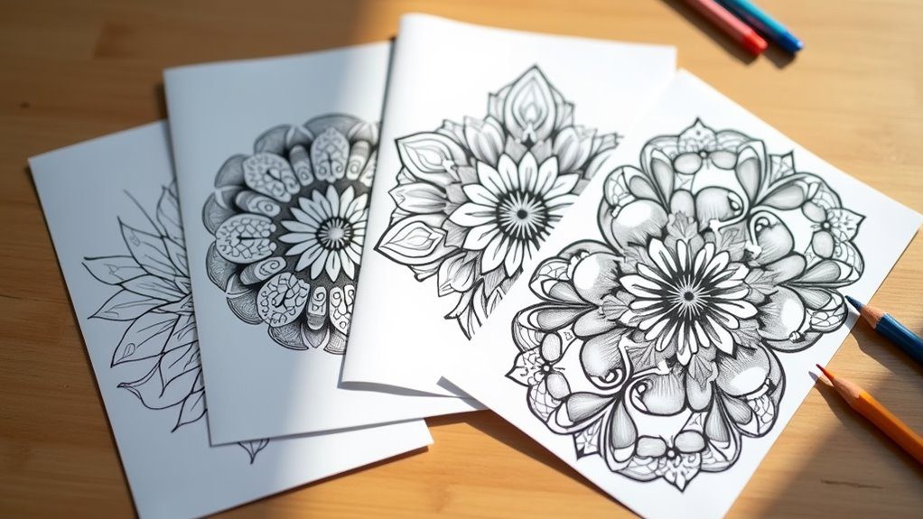 50 Free Adult Coloring Pages With Printable PDF - DIY Craft Nest ...