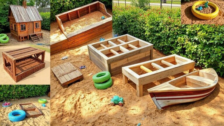 20 DIY Sandbox Ideas Your Kids Will Love