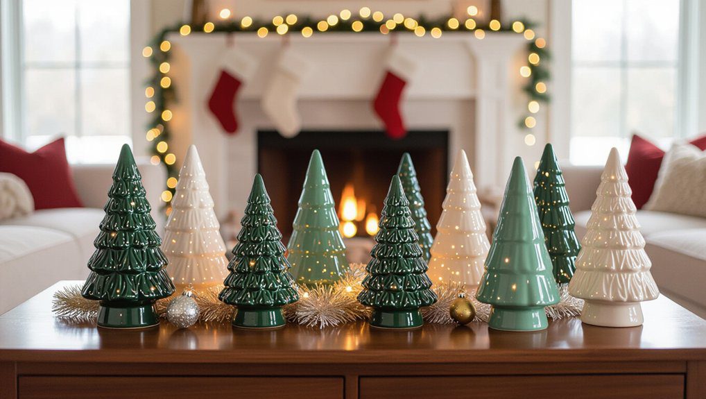 12 Ceramic Christmas Trees Nostalgic Decoration Ideas For Holiday Decor